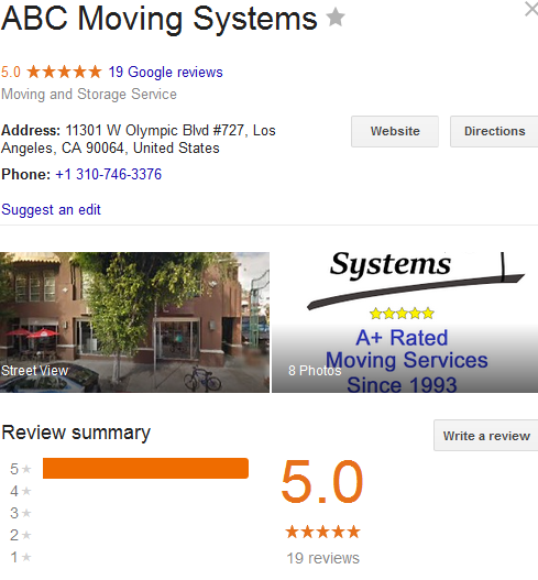 ABC Moving - Location and Rating | 5 Movers Quotes