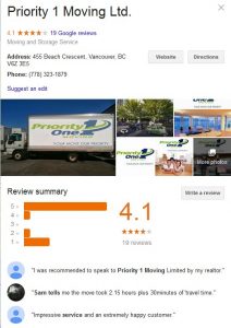 Review of 15 best vancouver Movers | 5 Movers Quotes