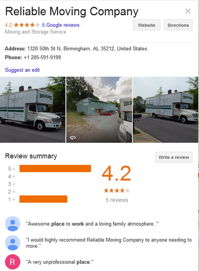 reliable-moving-company-location | 5 Movers Quotes
